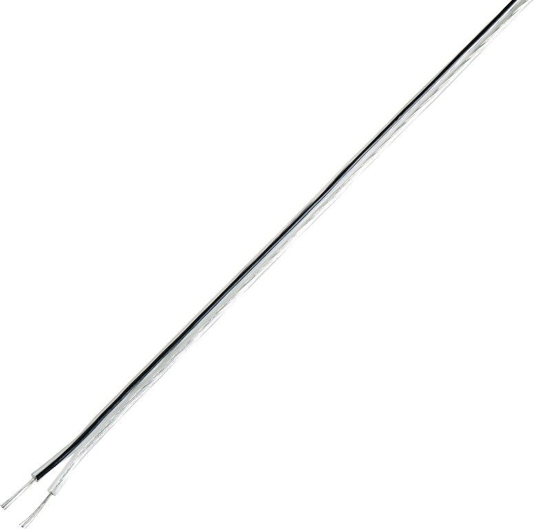 Tru Components TC-7815696 kabl za zvucnik 2 * 0,40 mm 2 transparentan 50 m