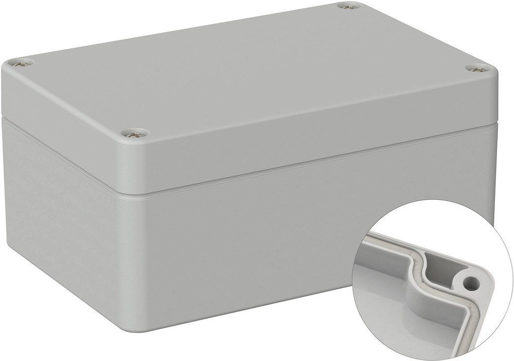 Tru Components TC-9065608 industrijsko kuciste ABS sivo-belo (RAL 7035)