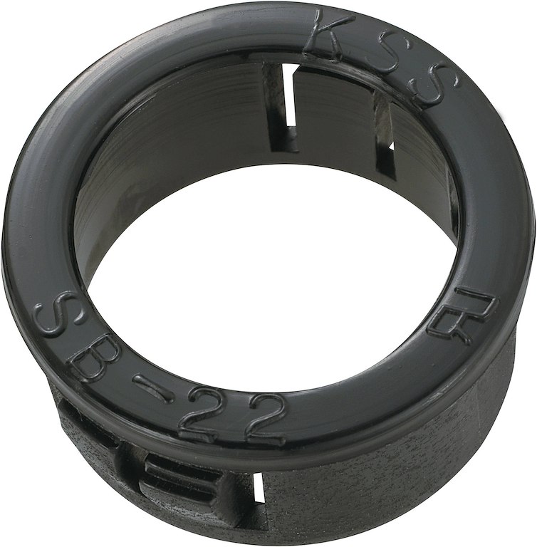 Tru Components TC-SBR22203 kablovska uvodnica Stezaljka fi (maks.) 17,5 mm Snaga ploce (maks.) 3,2 mm poliamid crna 100 kom