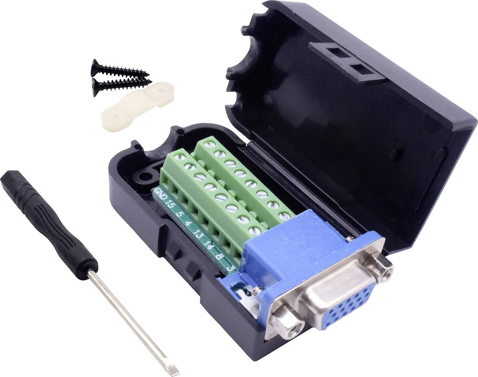 Tru Components T1904C097 D-Sub uticnica – set broj pinova: 15 vijak