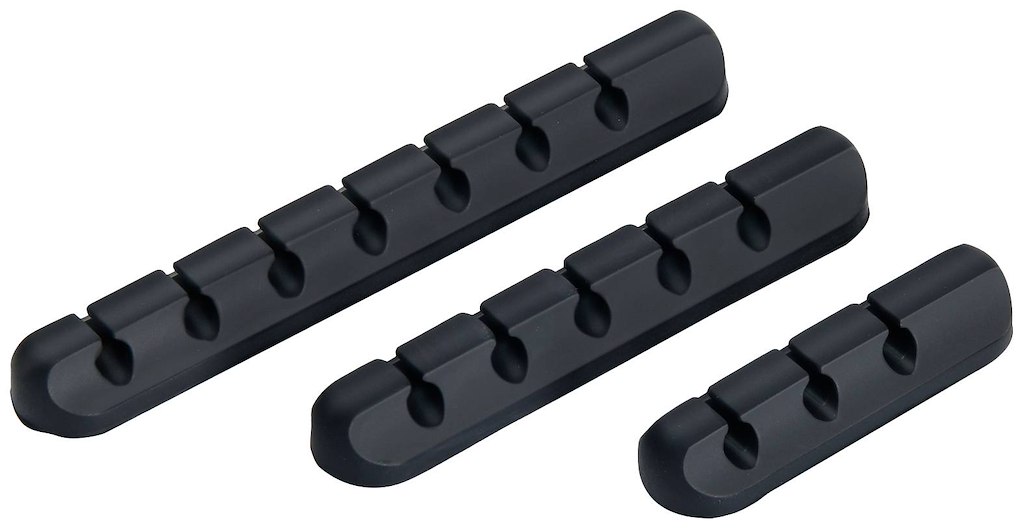 Tru Components T24CA079 nosac kablova samolepljivi TC-12888588 Precnik snopa, raspon 6 mm (ma*) crna 3 kom
