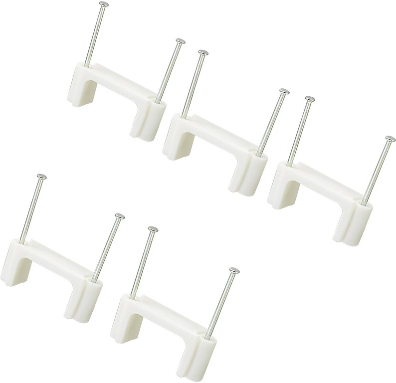 Obujmice za kablove sa kandzom, duplo fiksiranje, bele Tru Components 1593095 TC-DNF24203
