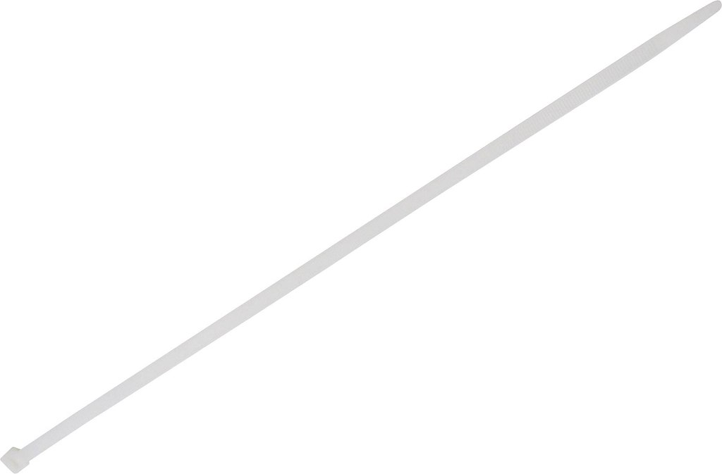 Vezica 350 mm bela, toplotno stabilna, otporna na kiseline Tru Components 1578081 100 komada
