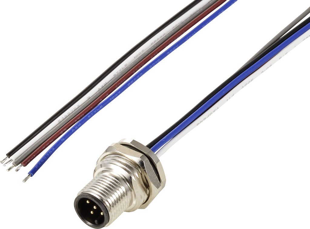 Tru Components TC-12833192 utikac ugradjenog senzora/aktivatora M12 ugradjen muski konektor 0,5 m broj polova: 5