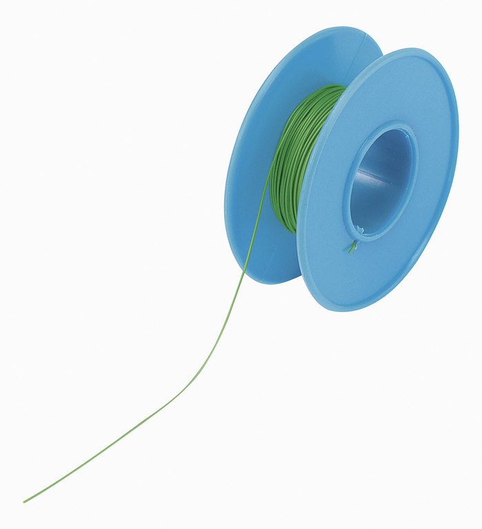zica za namotavanje Vire Vrap 1 * 0,13 mm 2 zelene boje Tru Components 1566855 15 m