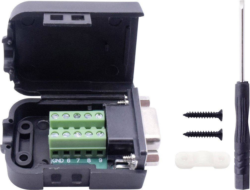 Tru Components T1904C091 D-Sub uticnica za ugradnju broj pinova: 9 srafova