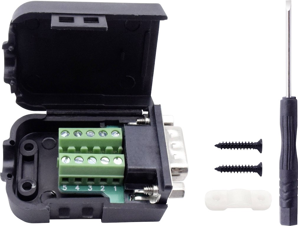 Tru Components T190C4090 D-Sub utikac za montazu broj pinova: 9 srafova