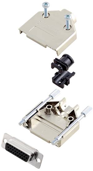 Tru Components TCDTPKM15HDS26K 7709028-SR D-Sub uticnica – set 180 broj pinova: 26 vrh za lemljenje