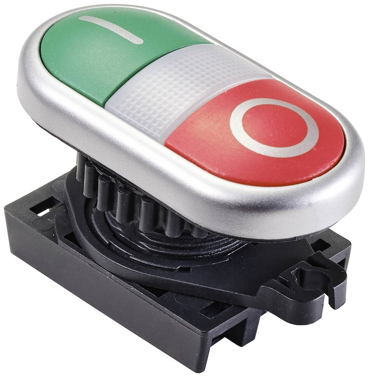 Tru Components TC-10344000 S2TR-P1V duplo dugme zeleno, crveno