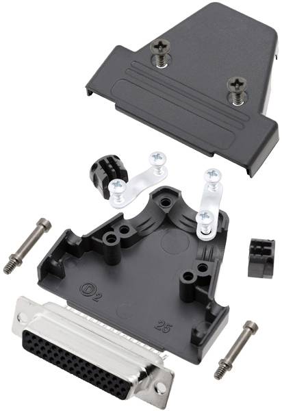 Tru Components TCTRIP25HDS44K TCTRIP25HDS44K D-Sub kuciste broj pinova: 44 plastika 180 crna