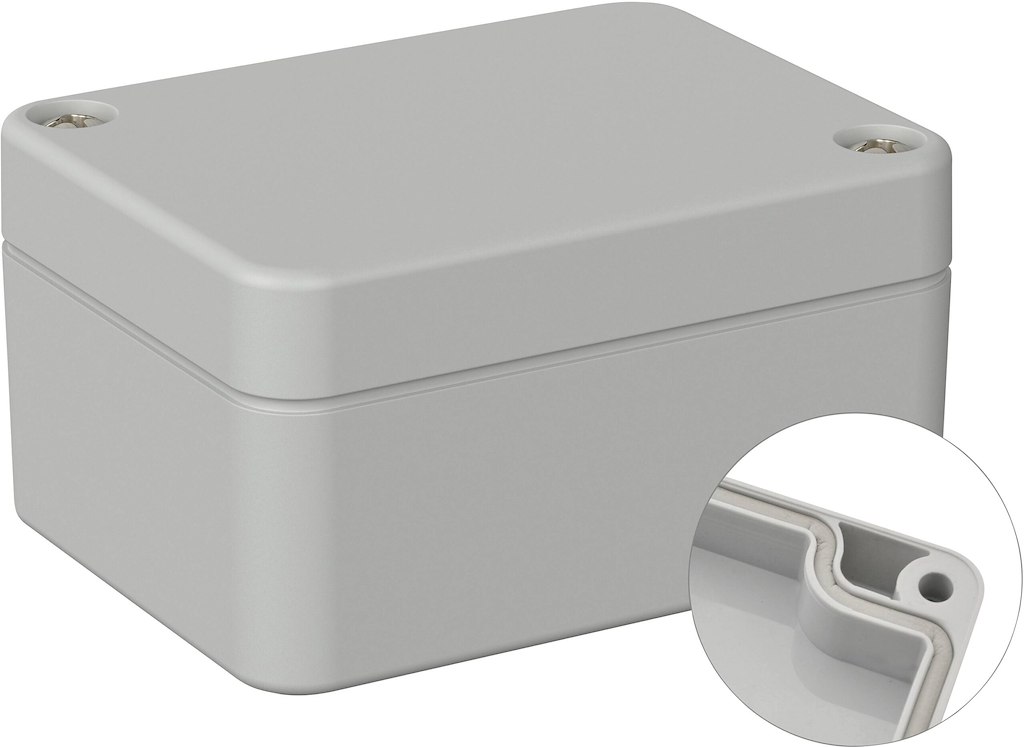 Tru Components TC-9065436 spoljno kuciste polikarbonat sivo-bela (RAL 7035)