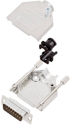 Tru Components TCDTZK15DBPK 7708496 set D-Sub pin traka 180 broj pinova: 15 vrha za lemljenje
