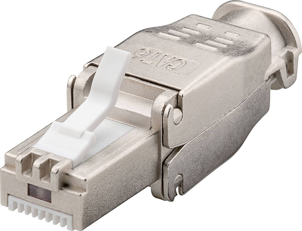 Tru Components CAT 6a 1610346 muski ravni konektor broj polova 8P8C
