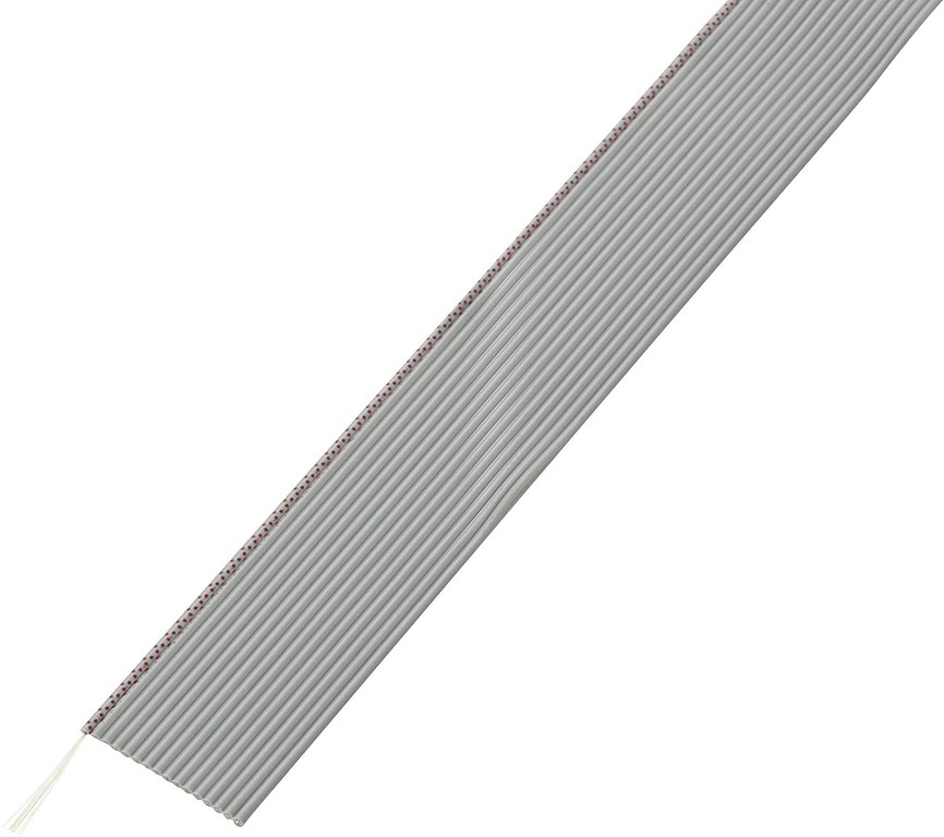 Flat kablovi, korak: 1,27 mm 10 * 0,035 mm 2 sive boje Tru Components 1567185 30,5 m