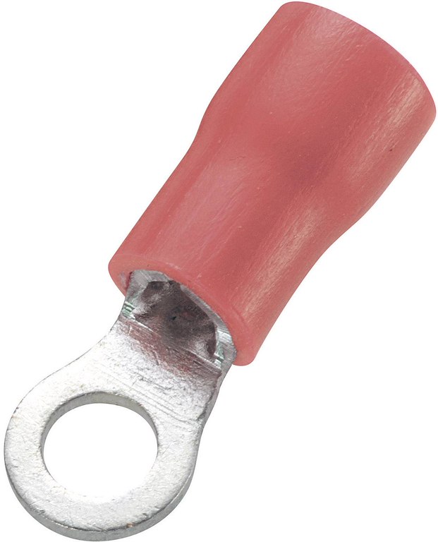 Okrugla kablovska papucica, presek (maks.)=1,50 mm precnik rupe=3,2 mm, neizolovana, metalna Tru Components 1583118