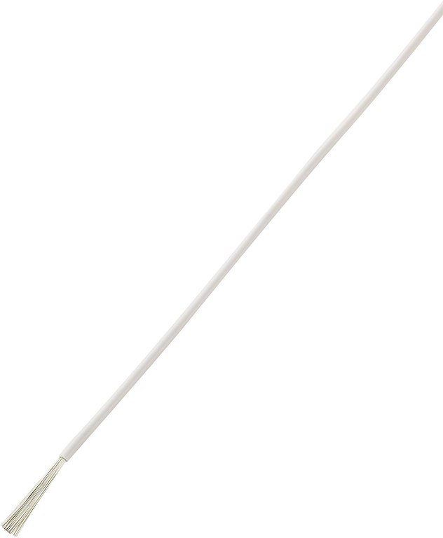 Fino-zicni provodnik LiI 1 * 0,50 mm 2 bela Tru Components 1572282 10 m