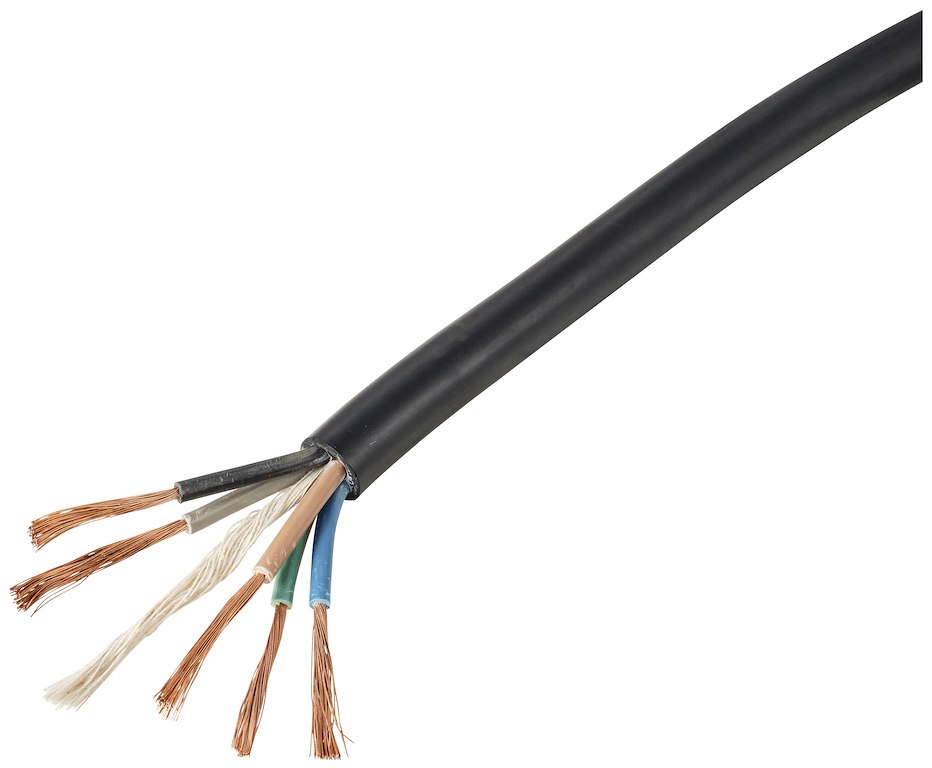 Tru Components TC-11594956 gumirani kabl H07RN-F 5 * 4 mm 2 crni 1m