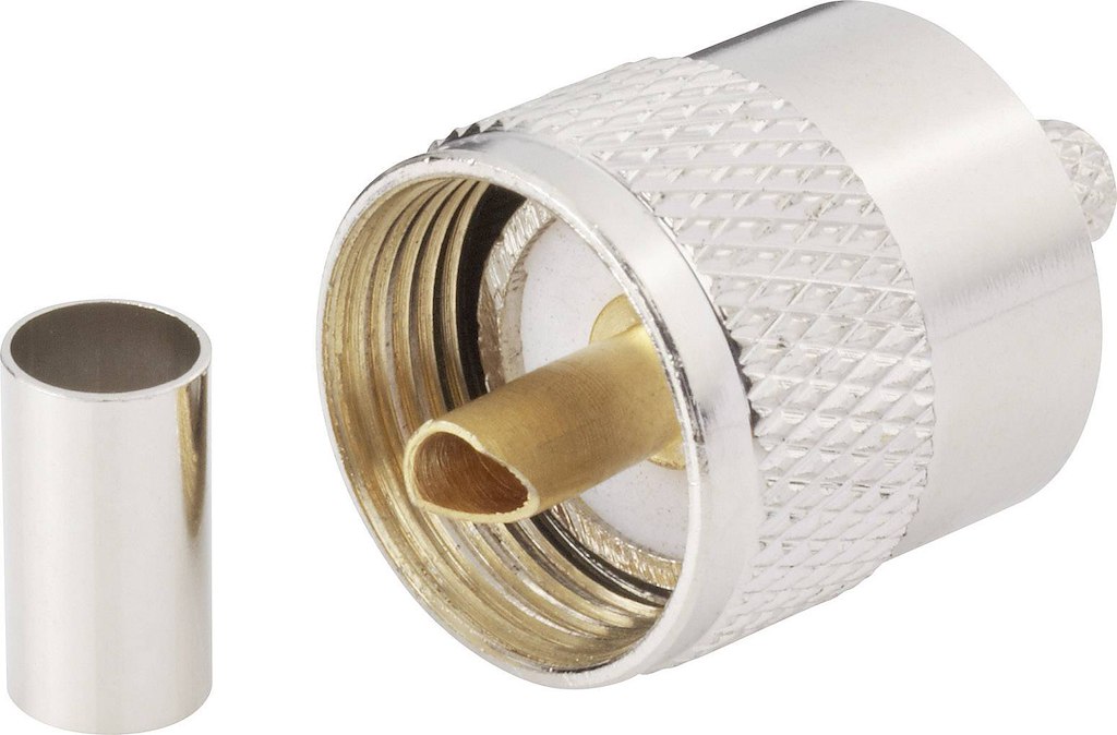 UHF uticni konektor, ravni utikac Tru Components