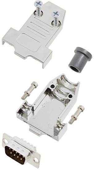 Tru Components TCDTNT09MDMPK 7709080 set D-Sub pin trake 180 broj pinova: 9 vrh za lemljenje