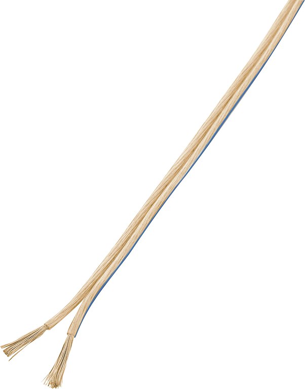 Kabl za zvucnik 2 * 0,75 mm 2 transparentan Tru Components 1568257 10 m