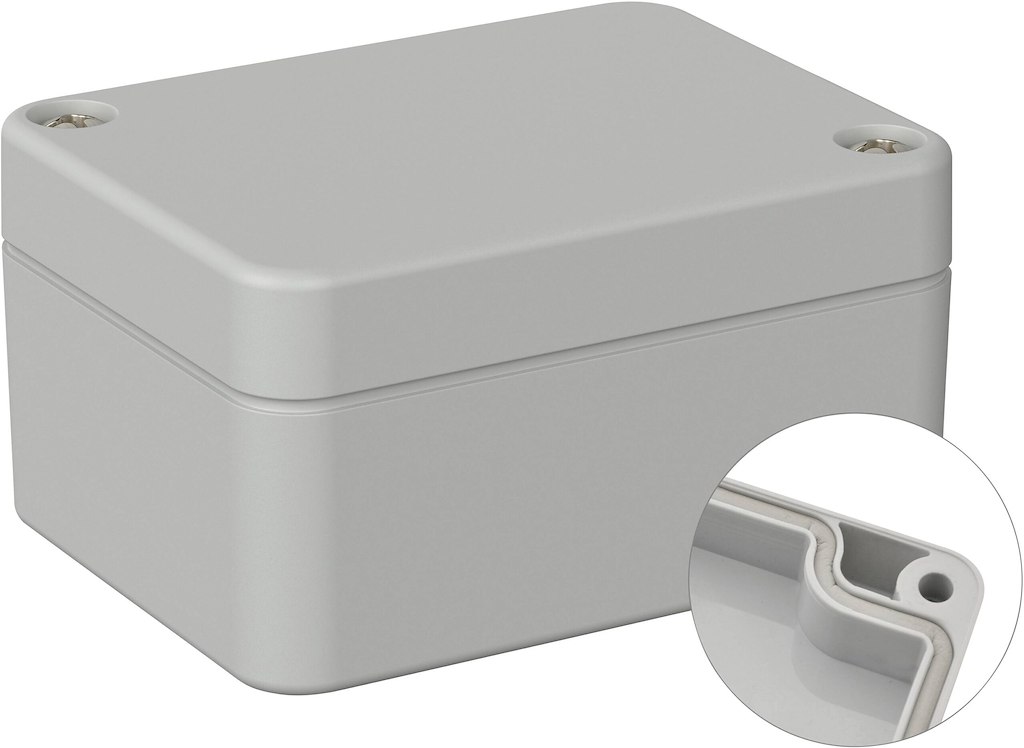 Tru Components TC-9065592 industrijsko kuciste ABS sivo-belo (RAL 7035)