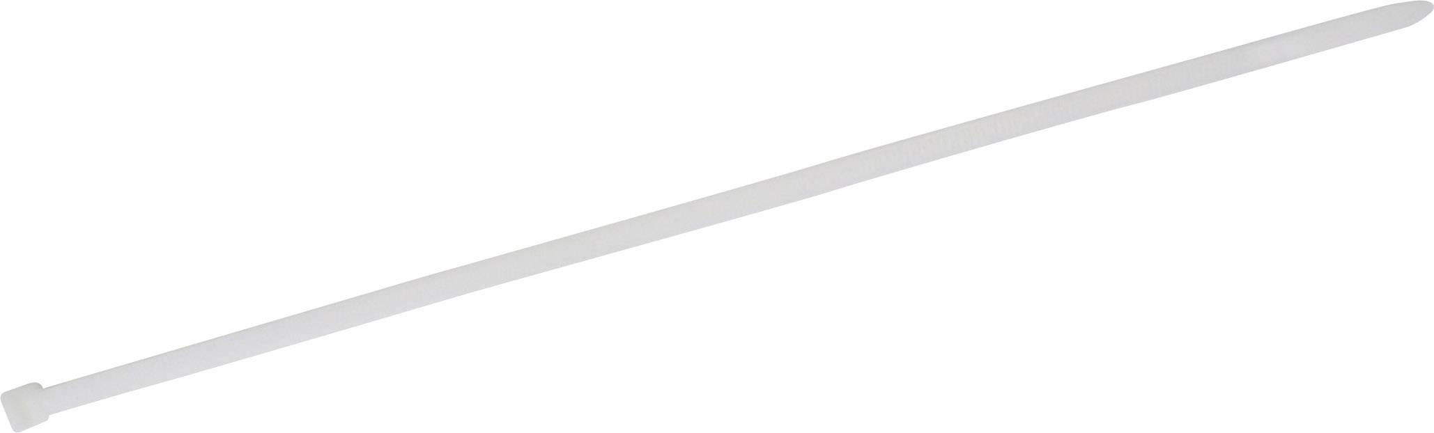Vezica 250 mm bela, toplotno stabilna, otporna na kiseline Tru Components 1578061 100 komada