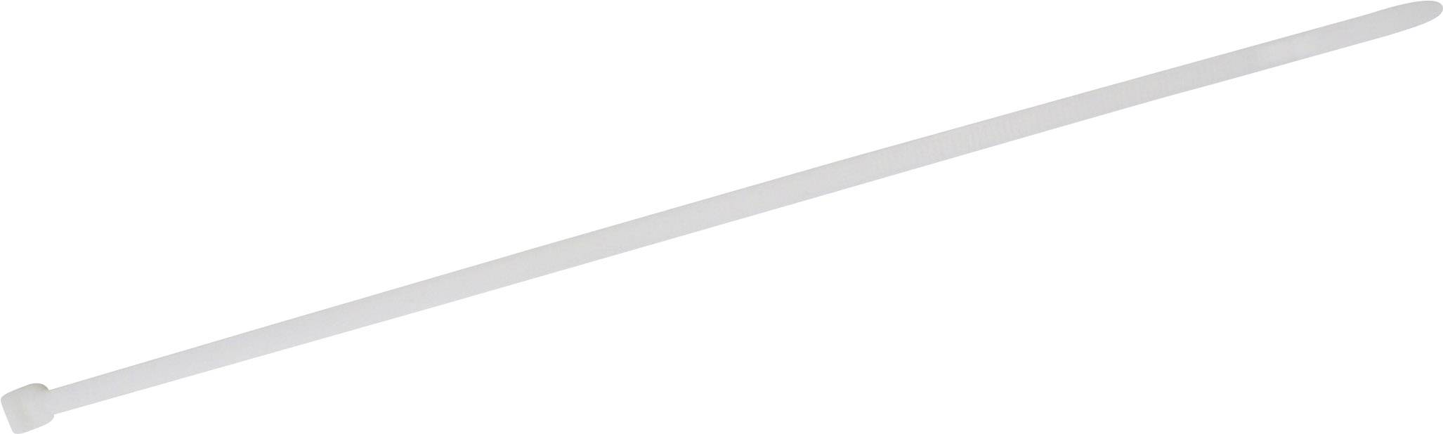 Vezica za kablove 350 mm bela, toplotno stabilna, otporna na kiseline Tru Components 1578053 100 komada