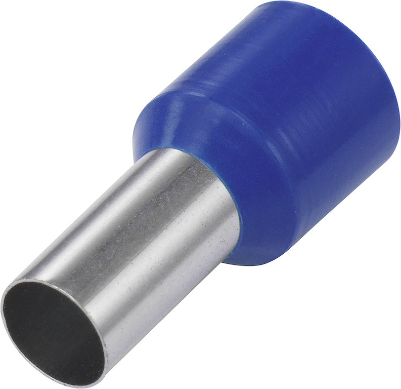 Prikljucci 1 * 16 mm 2 * 12 mm delimicno izolovani, plavi Tru Components 1091270 100 komada