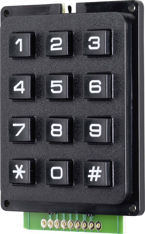 Tru Components tasterska tastatura 3 * 4 matricna tastatura