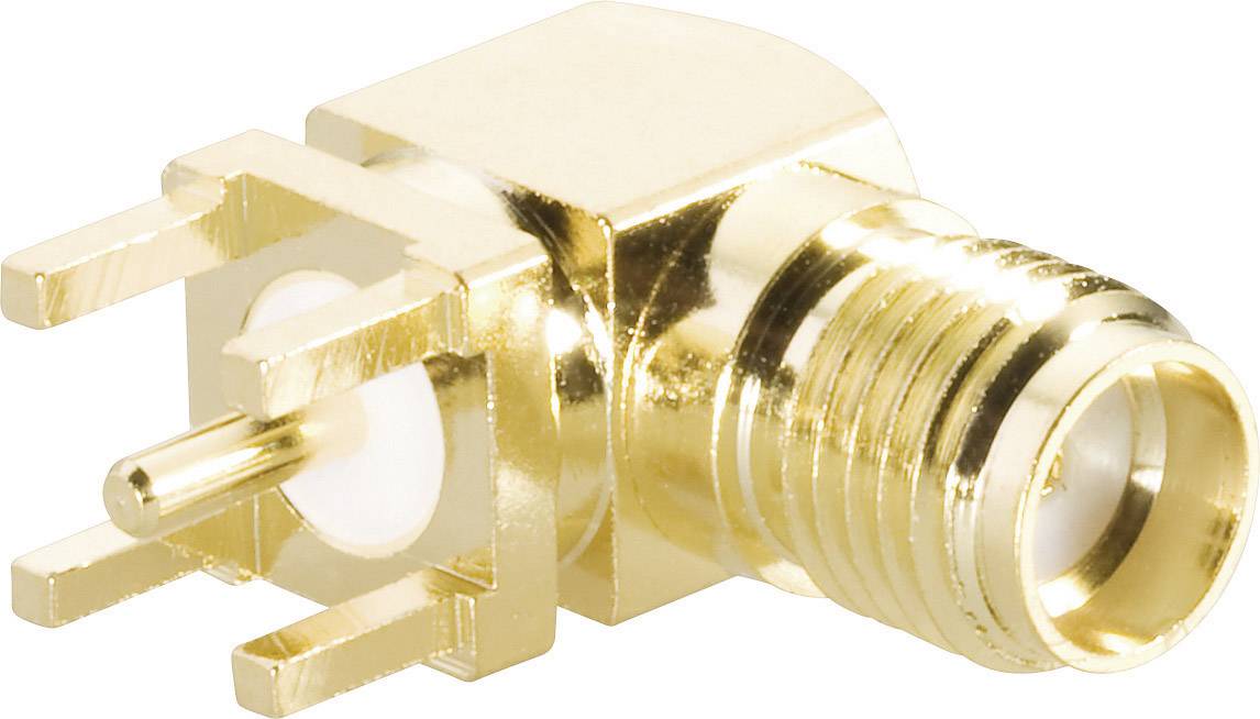 SMA konektor, uticnica, horizontalna montaza 50 Ohm Tru Components