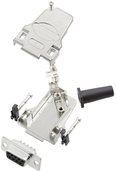Tru Components TCD45ZF09DBSK 7708796 D-Sub uticnica – set 45 broj pinova: 9 vrh za lemljenje