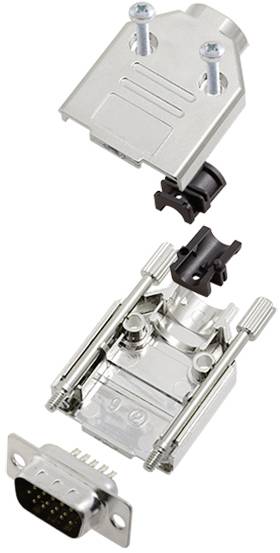 Tru Components TCDTPKM09HDP15K 7708672-SR set D-Sub pin traka 180 broj pinova: 15 vrha za lemljenje