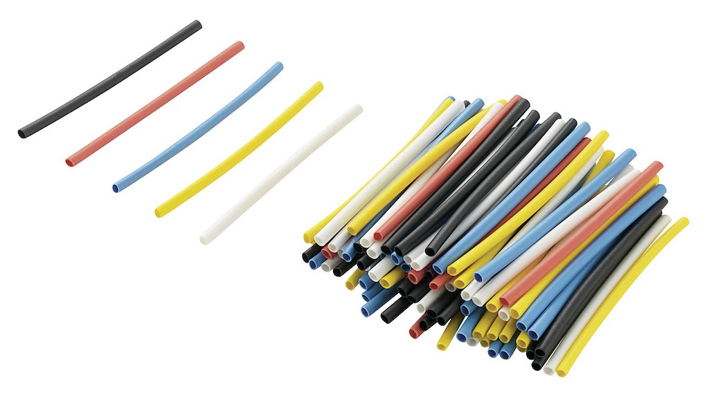 Asortiman termoskupljajucih cevi, raznobojne 1,20 mm omjer skupljanja: 2:1 Tru Components 542365 RPS1