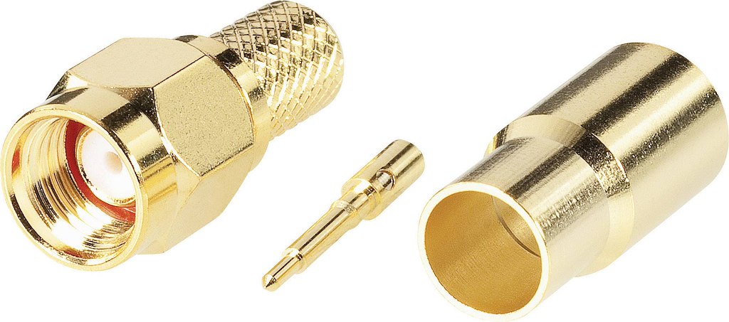 SMA konektor, ravni utikac 50 Ohm Tru Components