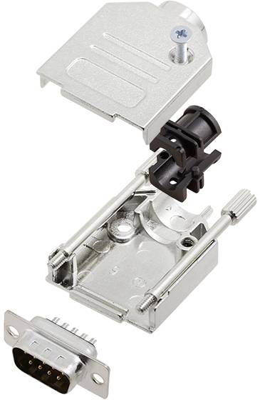 Tru Components TCDTZK09DBPK 7709808 set D-Sub pin traka 180 broj pinova: 9 vrha za lemljenje