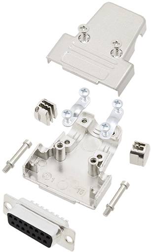Tru Components TCTRIM15DBSK 7709500 D-Sub uticnica – set 180 broj pinova: 15 vrha za lemljenje