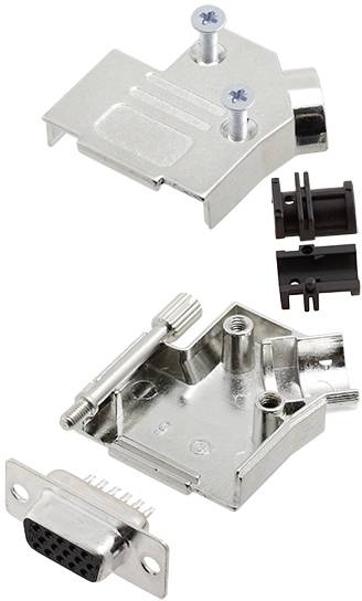Tru Components TCD45ZK09HDS15K 7708956 D-Sub uticnica – set 45 broj pinova: 15 vrh za lemljenje
