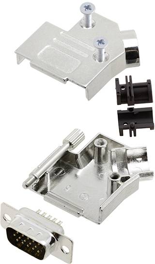 Tru Components TCD45ZK09HDP15K 7708652 set D-Sub pin traka 45 broj pinova: 15 vrh za lemljenje