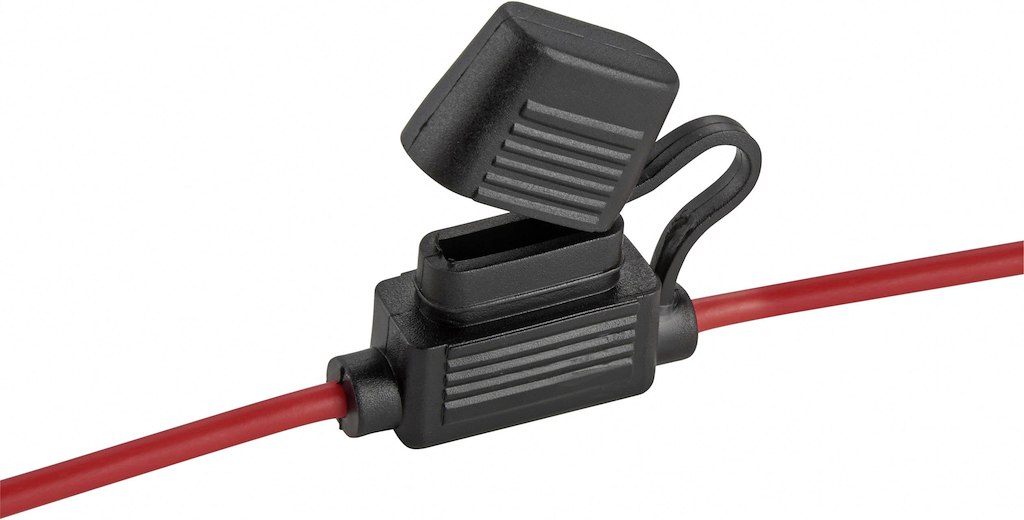 Tru Components automobilski ravni drzac osiguraca ravni mini osigurac 30 A 3,3 mm 2