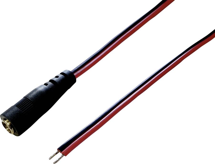 Tru Components TC-2511281 niskonaponski prikljucni kabl – 5,50 mm 2,10 mm 1,00 m