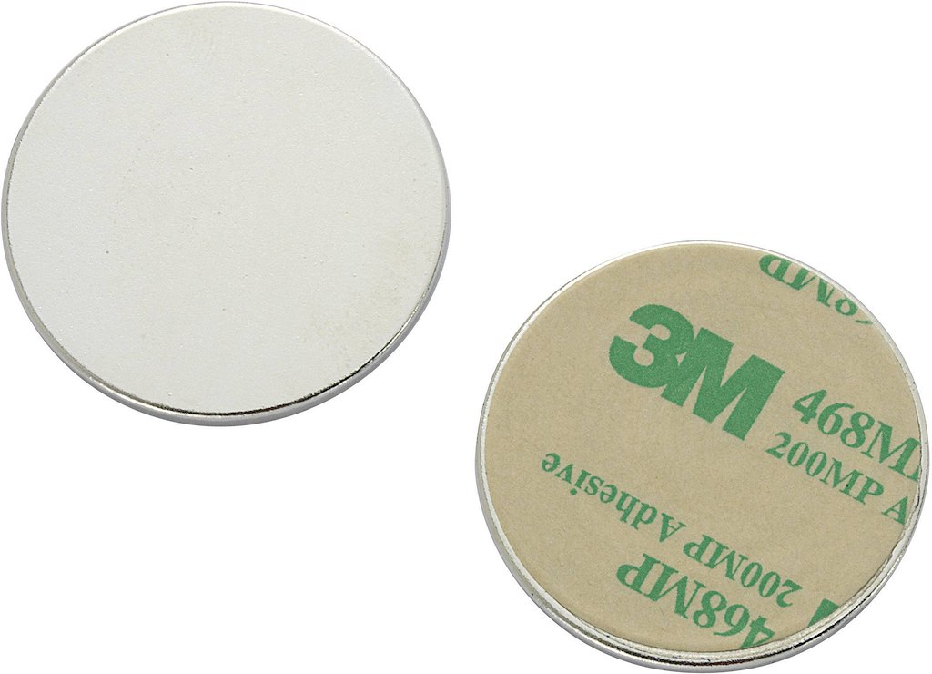 Magnetni jastucic N35-3502 srebrna boja (precnik) 35 mm Tru Components 1563949