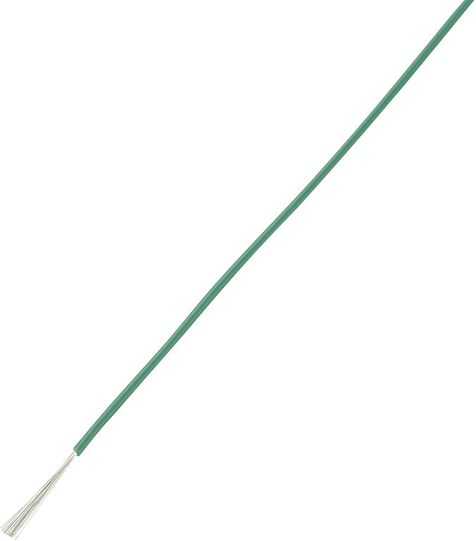 Fino-zicni provodnik LiI 1*0,14 mm 2 zelene boje Tru Components 1570694 25 m
