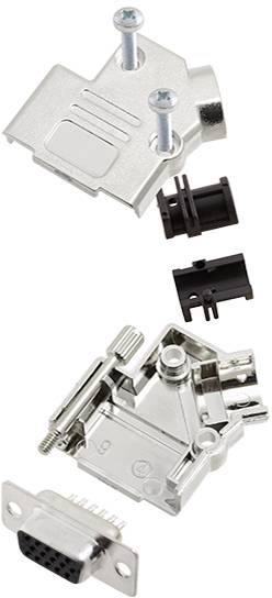 Tru Components TCD45PKM09HDS15K 7709156 D-Sub uticnica – set 45 broj pinova: 15 vrh za lemljenje