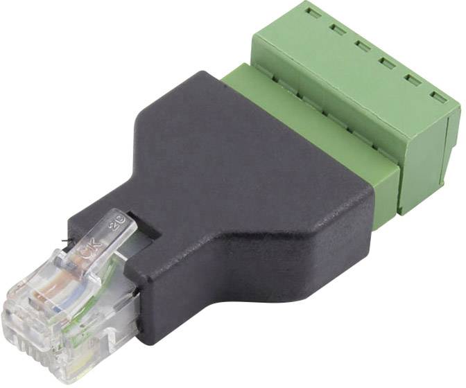 Tru Components FL-30 FL-30 ravni muski konektor broj polova 6P6C