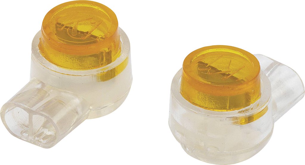 Konektor za jednozilne provodnike, presek savitljive: 0,13-0,38 mm 2, kruti provodnik: 0,13-0,38 mm 2, st. stubovi: 2 Tru Components 808666 100 komada zute