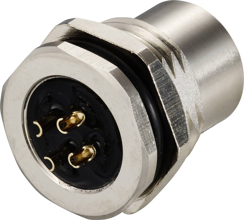 Tru Components TC-12833052 integrisani senzor/aktuator uticnica M12 integrisani zenski konektor broj polova: 4