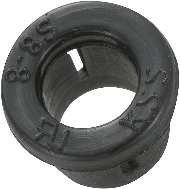 Tru Components TC-SBR8203 kablovska uvodnica Stezaljka fi (maks.) 5,8 mm Jacina ploce (maks.) 2,2 mm poliamid crna 100 kom