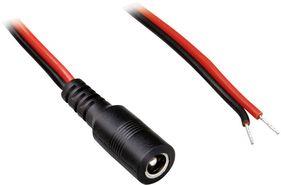 Niskonaponski prikljucni kabl, niskonaponska uticnica – kabl, otvoreni kraj 2,50 mm Tru Components 5 m