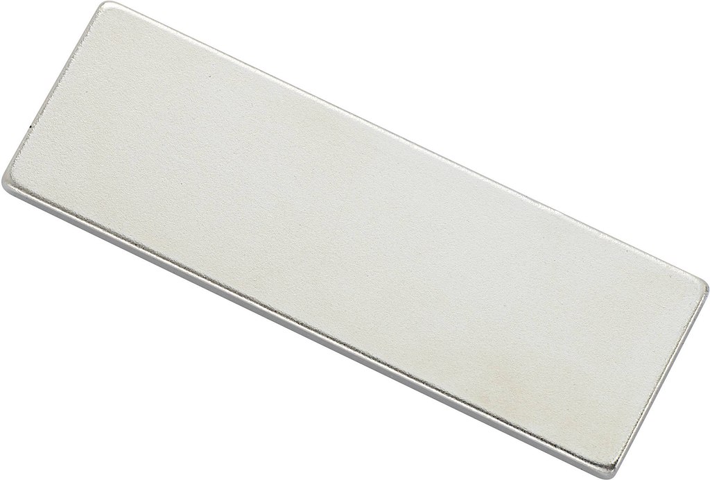 Magnetni jastucic N35-451502 srebrna boja (D * s) 45 mm * 15 mm Tru Components 1564099