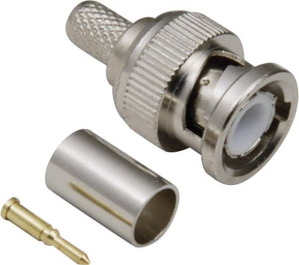 BNC konektor, ravni utikac 50 Ohm Tru Components